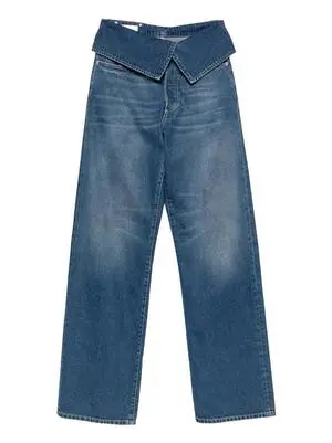 Dries Van Noten Denim Wide-leg Jeans - Blue