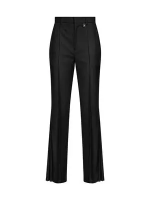 Giuseppe Di Morabito Virgin Wool Flared Trousers - Multicolor