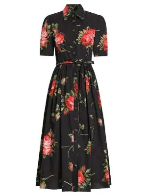 Dolce & Gabbana Floral Midi Dress - Multicolor