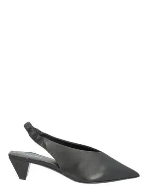 Loewe Origami Cubic Lambskin Slingbacks - Black