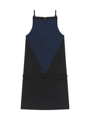 COURREGES Mini Dress With Buckle Detail - Blue