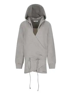 Attico American Fleece Mini Dress - Gray
