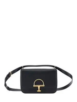 Gucci Siena Small' Shoulder Bag With Claw On The Front In Leather - Black