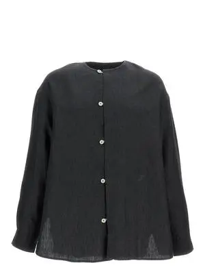 Jacquemus Jacquemus Men La Chemise Pastro Linen Shirt Multicolor