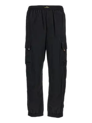 Fendi FENDI Fluid Nylon Cargo Trousers Multicolor