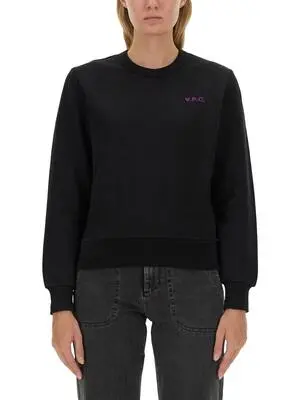 A.p.c. Logo Sweatshirt - Black