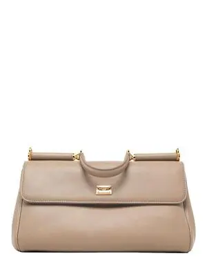 Dolce & Gabbana DOLCE & GABBANA My Sicily Medium Bag Cream