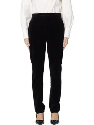 Max Mara Cotton Trousers - Black