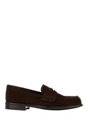 Prada Suede Loafers - Brown