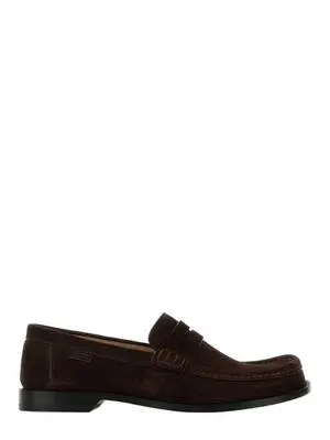 Loewe Suede Campo Loafers - Brown