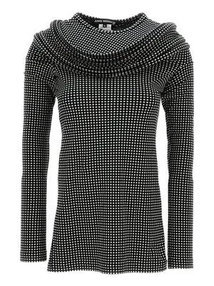 Junya Watanabe Long Sleeved Pois Top - Multicolor