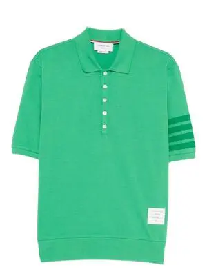 Thom Browne Short-sleeved Polo - Green