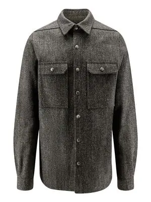 Rick Owens Wool Shirt - Multicolor