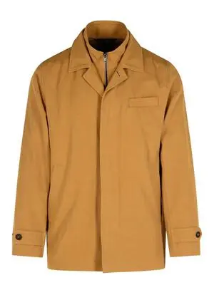 FAY Cotton Blend Jacket - Cream