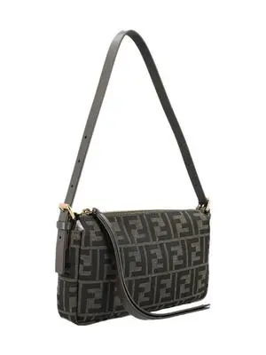 Fendi Ff Zucca Jacquard Tote Bag - Brown