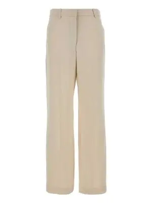 Isabel Marant Étoile ISABEL MARANT Crepe Noanda Palazzo Pant White