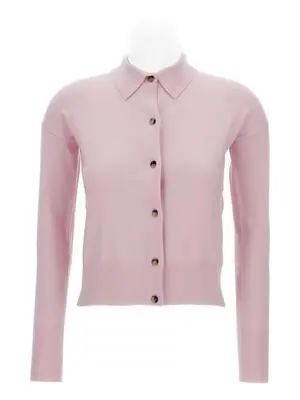 Max Mara Wool Blend Collared Cardigan - Multicolor
