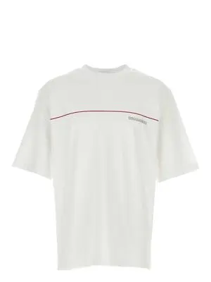 Dsquared2 Cotton Oversize T-shirt - White
