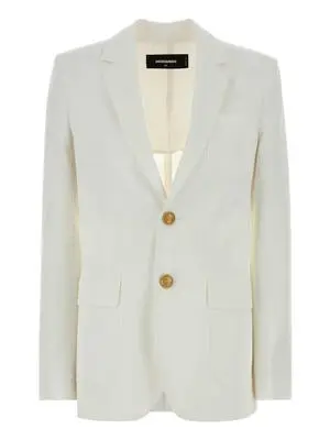 Dsquared2 Cotton Blazer - White