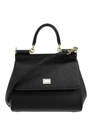 Dolce & Gabbana Sicily Medium Tote Bag - Black