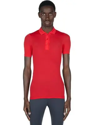 Raf Simons Stocking Polo Top - Red