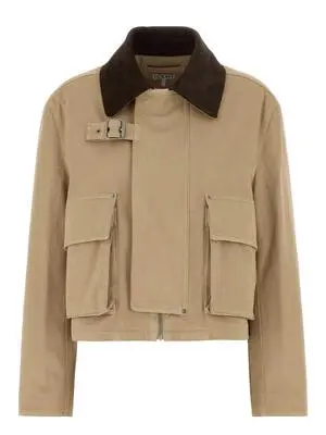 Loewe LOEWE Cotton Parka Coat Brown