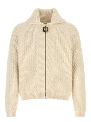JW Anderson Cotton Blend Cardigan - White