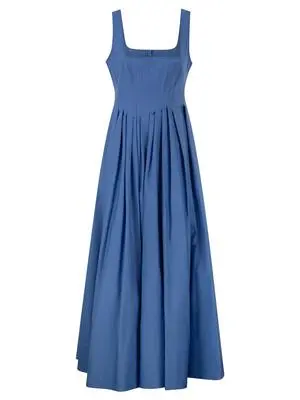 Sportmax Structured Cotton Midi Dress - Multicolor