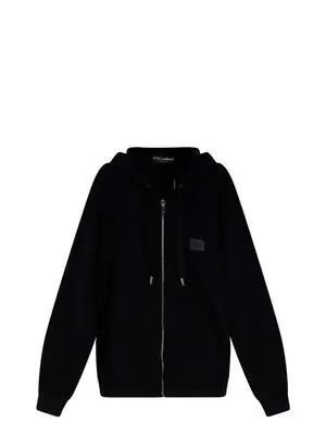 Dolce & Gabbana DOLCE & GABBANA Cotton Zip-Up Hooded Sweatshirt Multicolor