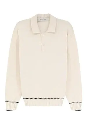 GOLDEN GOOSE Ribbed Cotton Sweater - Multicolor