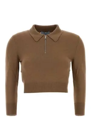 Prada Camel Cashmere Sweater - Brown