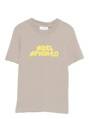 Axel Arigato Cotton Short Sleeve T-shirt - Gray