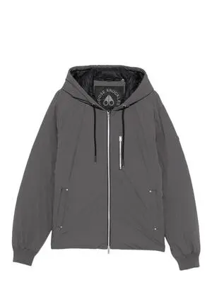 Moose Knuckles Hooded Jacket - Gray