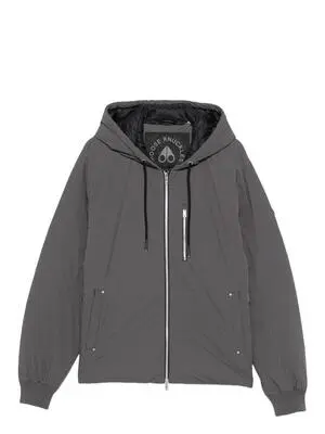 Moose Knuckles Hooded Jacket - Gray