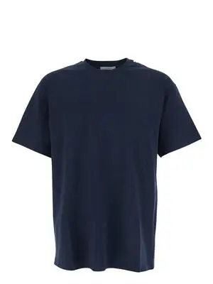 Givenchy Blue T-shirt With Logo On The Front In Cotton - Multicolor