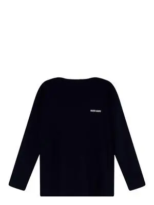 Miu Miu Wool Sweater With Lettering Logo - Multicolor