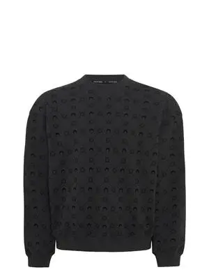 MARINE SERRE Monogram Sweatshirt - Black