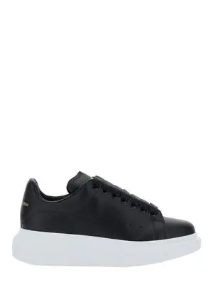 Alexander McQueen ALEXANDER MCQUEEN Leather Low Top Sneakers Black