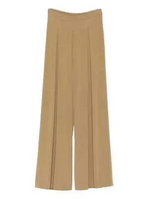 Max Mara MAX MARA Pleated Bermuda Shorts Brown