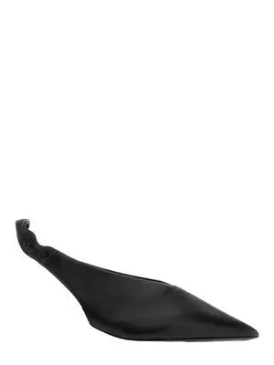 Loewe Leather Origami Cubic Pumps - Black