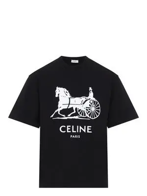 Celine Celine Relaxed T-Shirt Men Black