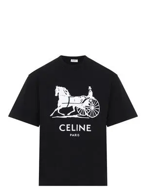 Celine Relaxed T-shirt - Black