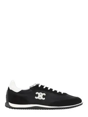 Celine Low Lace-up Triomphe Sneakers - Black