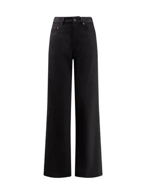 Balenciaga Stretch Wool Trousers - Multicolor