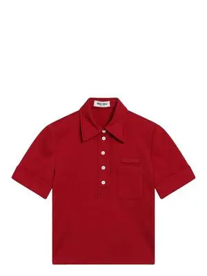 Miu Miu Polo Shirt - Red