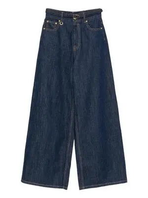 Zimmermann Denim Wide-leg Jeans - Blue