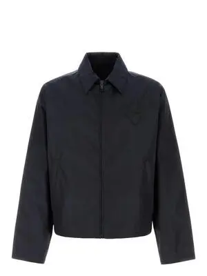 Prada Overshirt In Re-nylon - Blue