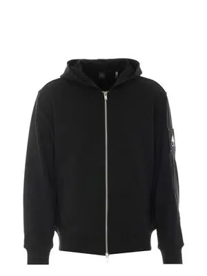 Moose Knuckles Hartsfield Zip-up Hoodie - Black