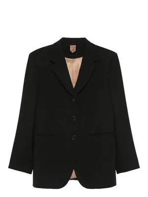 Max Mara Virgin Wool Blazer - Black