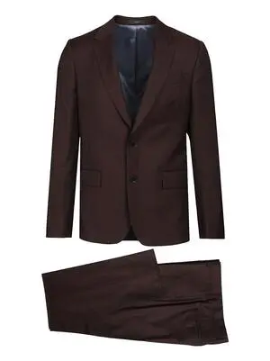Paul Smith Paul Smith Men Tailored Single-Breasted Wool Suit Multicolor
